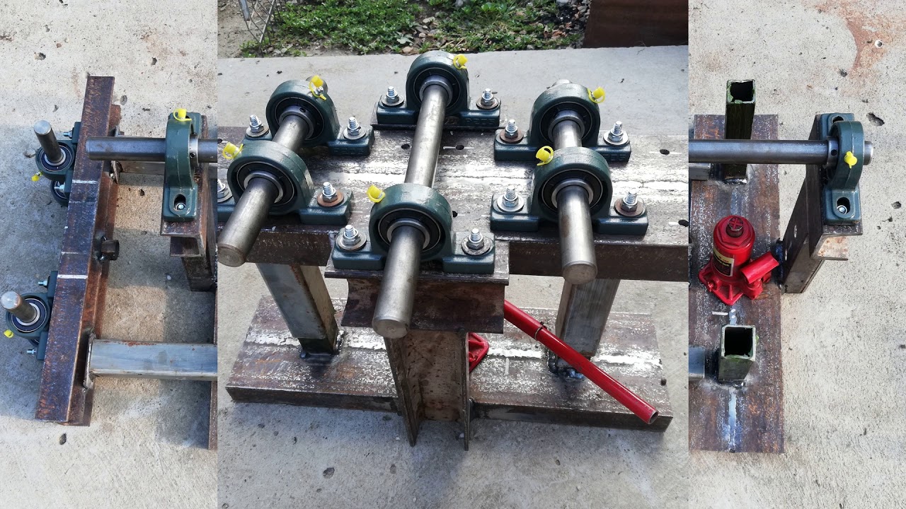 Homemade Roller Bender - Make A Metal Bender... Dispozitiv îndoit țeavă ...