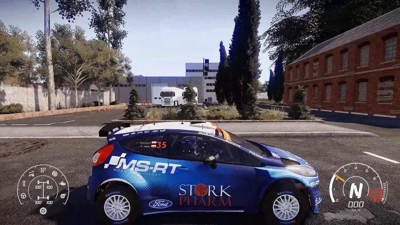 WRC 8 - Ford Fiesta R5 - Car Show Speed Jump Crash Test . 1440p 60fps ...