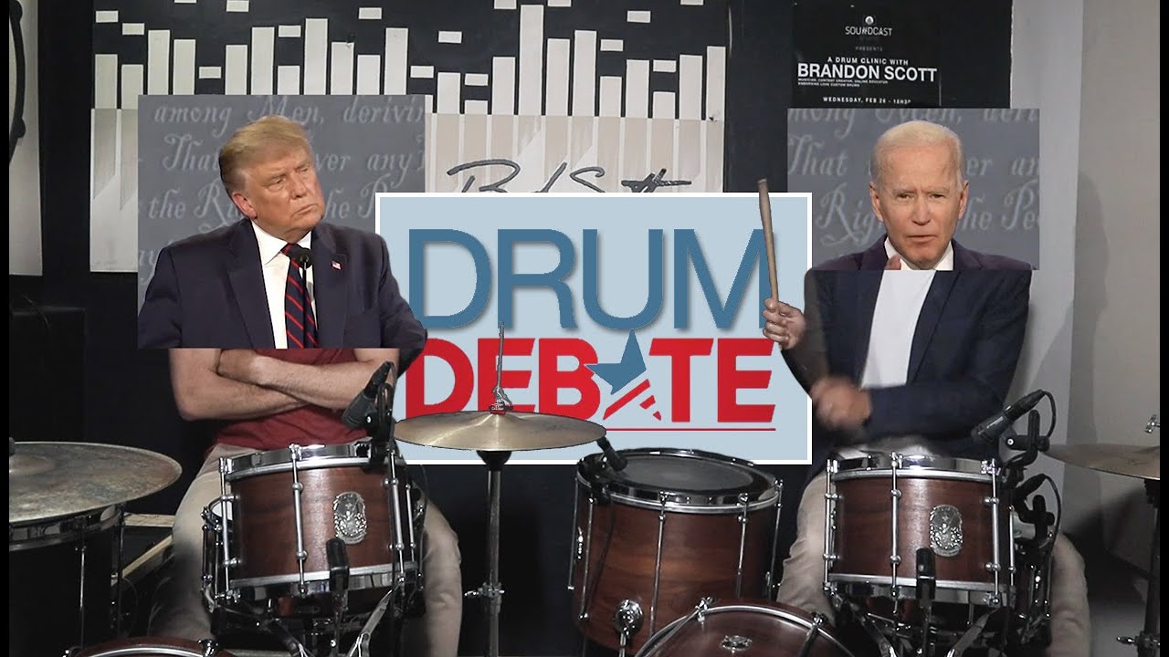 Drum Debate (feat. Trump + Biden) - YouTube