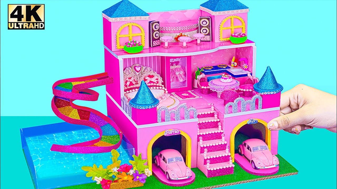 20+ DIY Miniature House Compilation ️ How to Build AMAZING Pink Barbie ...