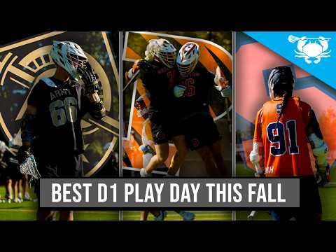 ARMY v PRINCETON v SYRACUSE | Fall ball Lacrosse Highlights (Best Play Day of the Fall)