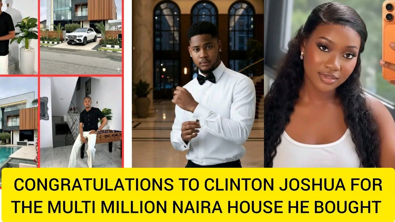 CONGRATULATIONS TO CLINTON JOSHUA FOR THE MULTI MILLION NAIRA HOUSE HE ...