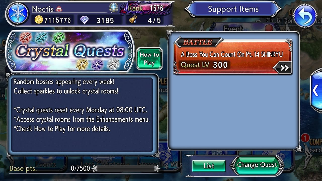 DFFOO GL Mog Shinryu Blue crystal run (crystal quest) - YouTube