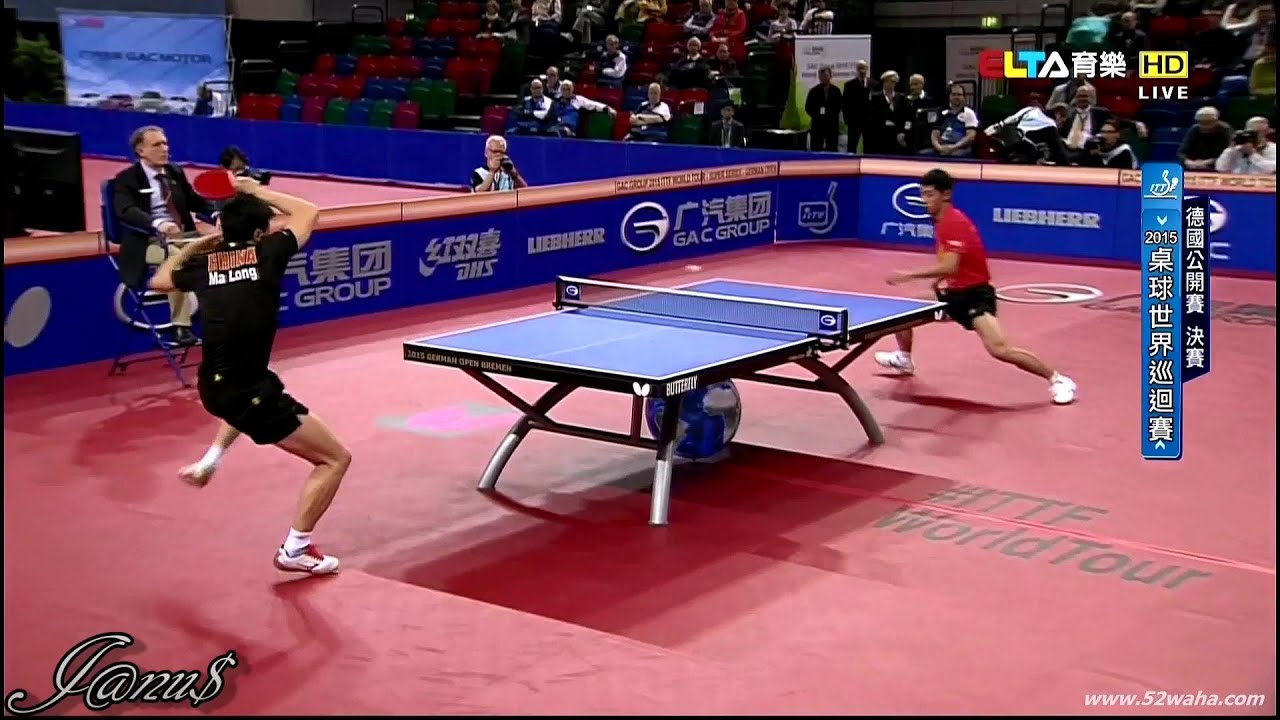 2015 German Open Ms-Final: MA Long - ZHANG Jike [HD 1080p] [Full Match ...