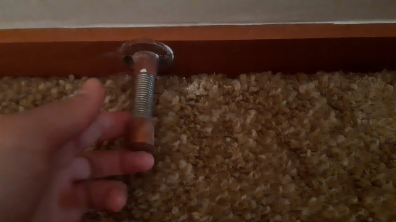 Spring door stop sound - YouTube