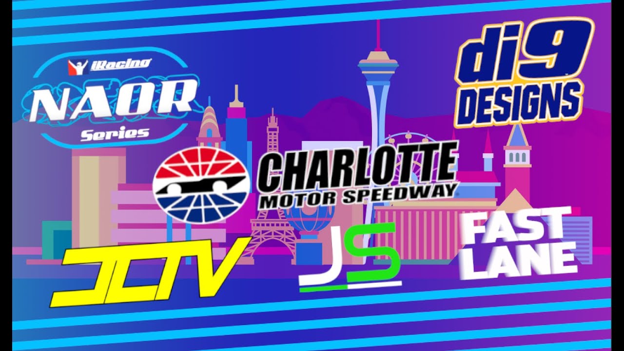 iRacing // Di9 Designs NAOR Series at Charlotte Roval - YouTube