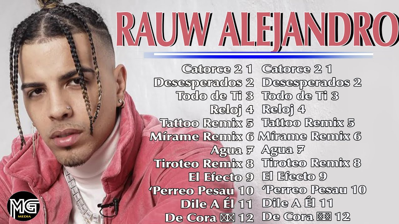 Rauw Alejandro Mix 2022 Rauw Alejandro Exitos Sus Mejores Éxitos 2022 ...