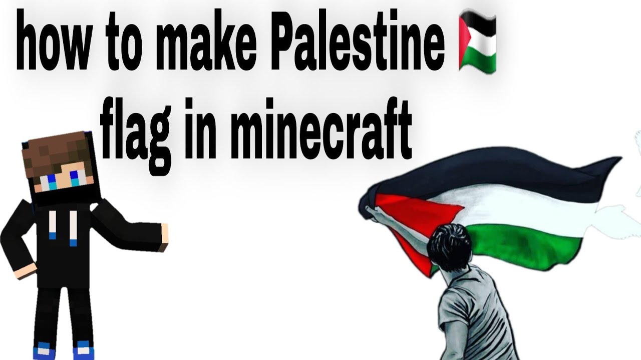 how to make Palestine 🇵🇸 flag| in minecraft 🤔| - YouTube