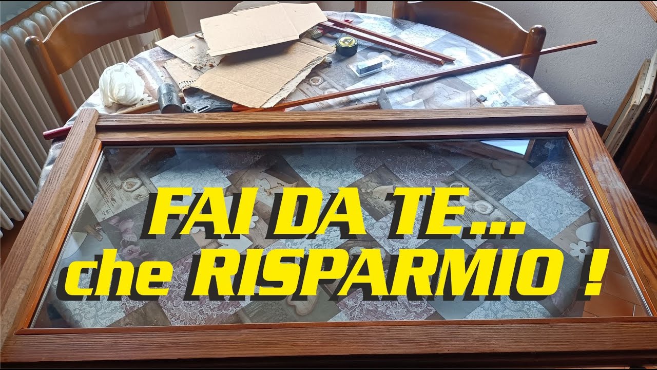 DOPPI VETRI FAI DA TE CHE RISPARMIO!! PRIMA DELL' INVERNO... - YouTube