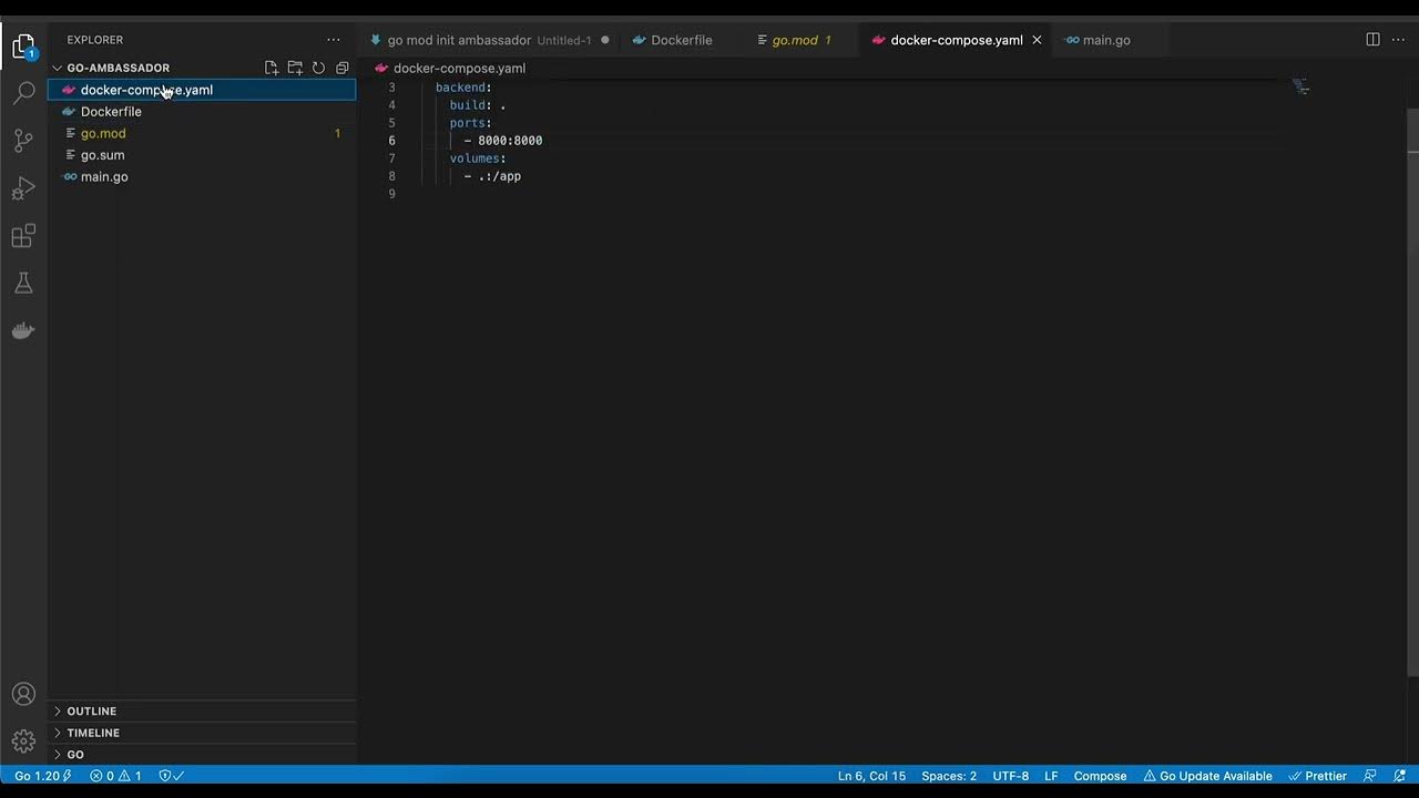 Golang gofiber microservices part 1 - YouTube