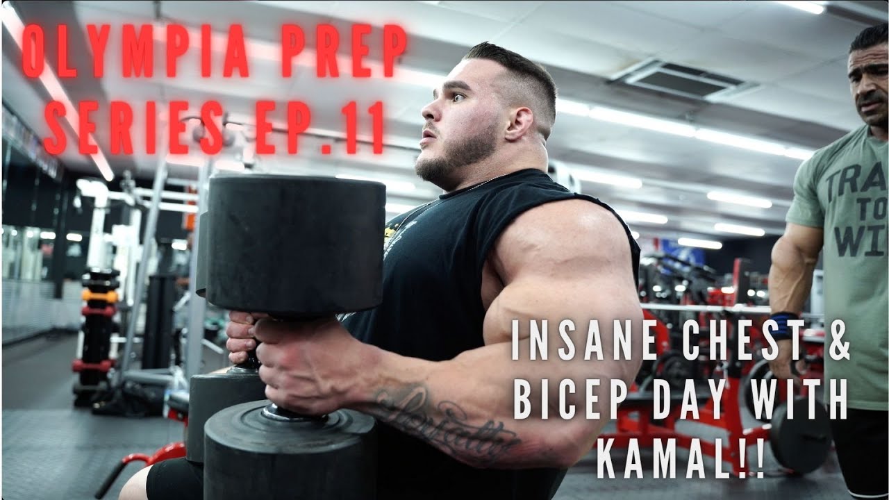 Nick Walker | OLYMPIA PREP SERIES! Ep. 11 | INSANE CHEST & BICEP DAY ...