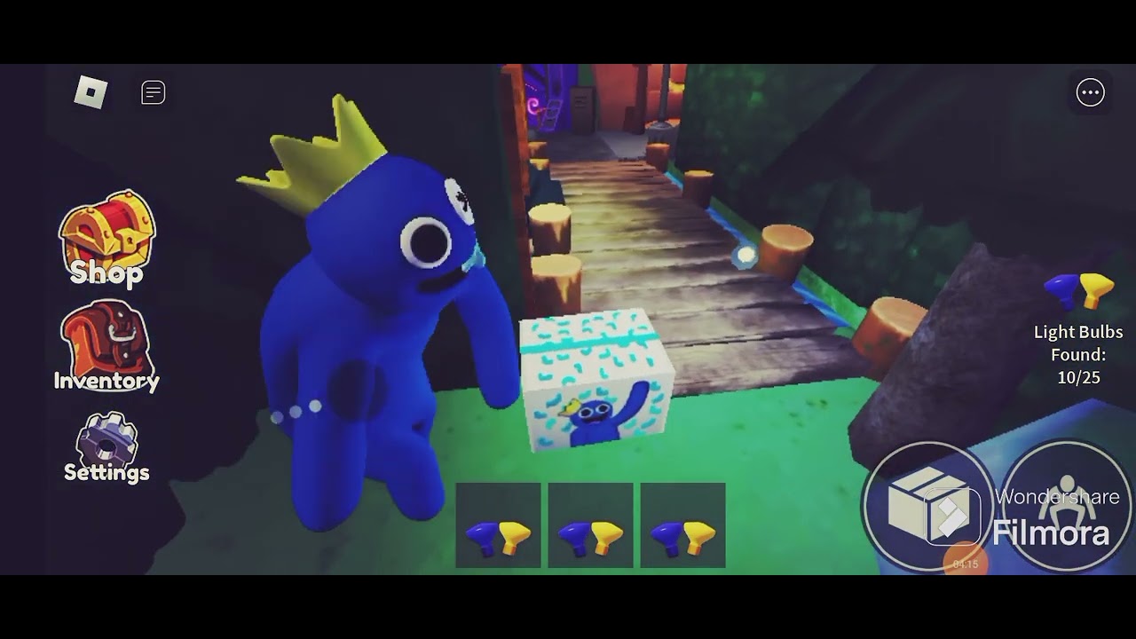 Rainbow friends ch 2 : found light bulb for 💙 & 💚. #video - YouTube