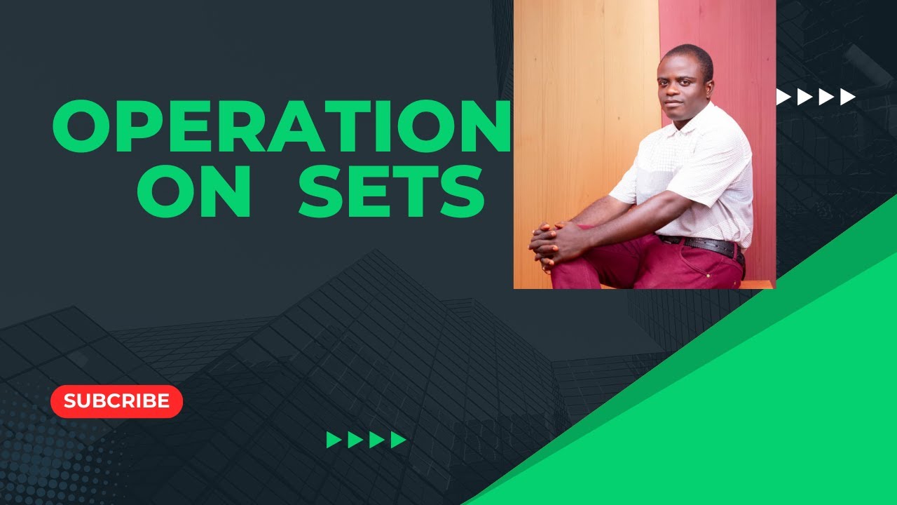 Mathematics: Operation on sets(SS1) - YouTube