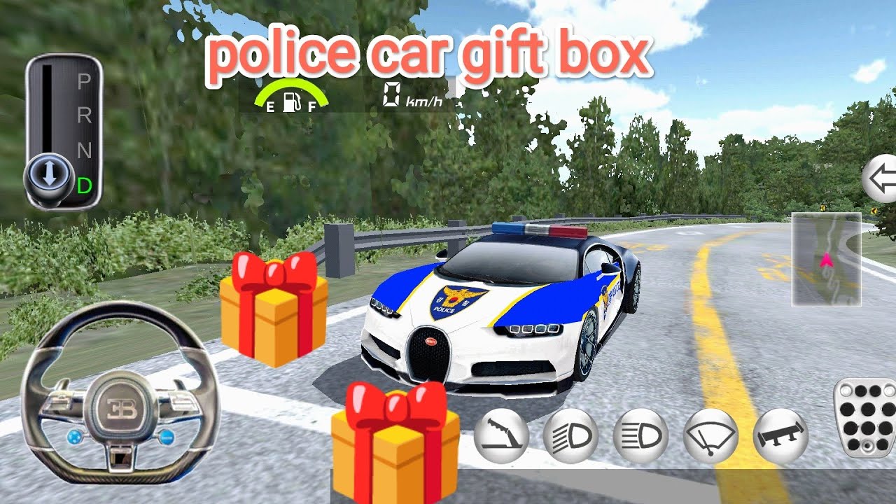 poilce car gift🎁box|unlock poilce car in 3D driving class Android ...