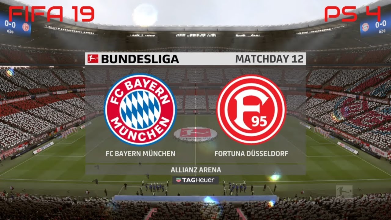 FIFA 19 FC Bayern vs Fortuna Düsseldorf Gameplay Bundesliga (4K) - YouTube