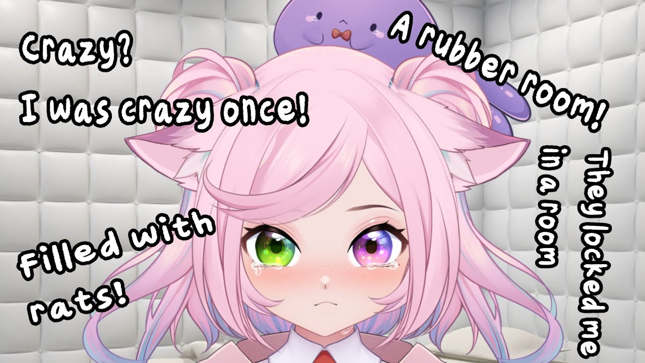 Anime Girl going crazy in a rubber room 🐀 - YouTube