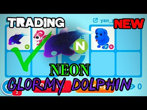 What Will People Offer For NEON GLORMY DOLPHIN?? | Roblox ADOPT ME ...
