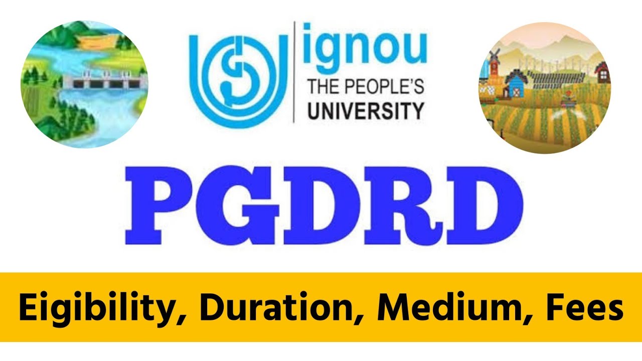 PGDRD COURSE FULL DETAILS/ IGNOU / Jobs /Rural Diploma - YouTube