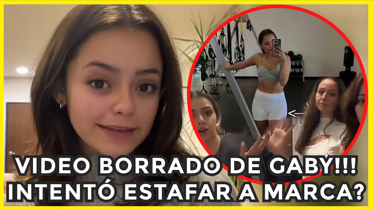 VIDEO BORRADO! GABY BASTIDA! TIKTOKER INTENTÓ ESTAFAR A MARCA? CHISME ...