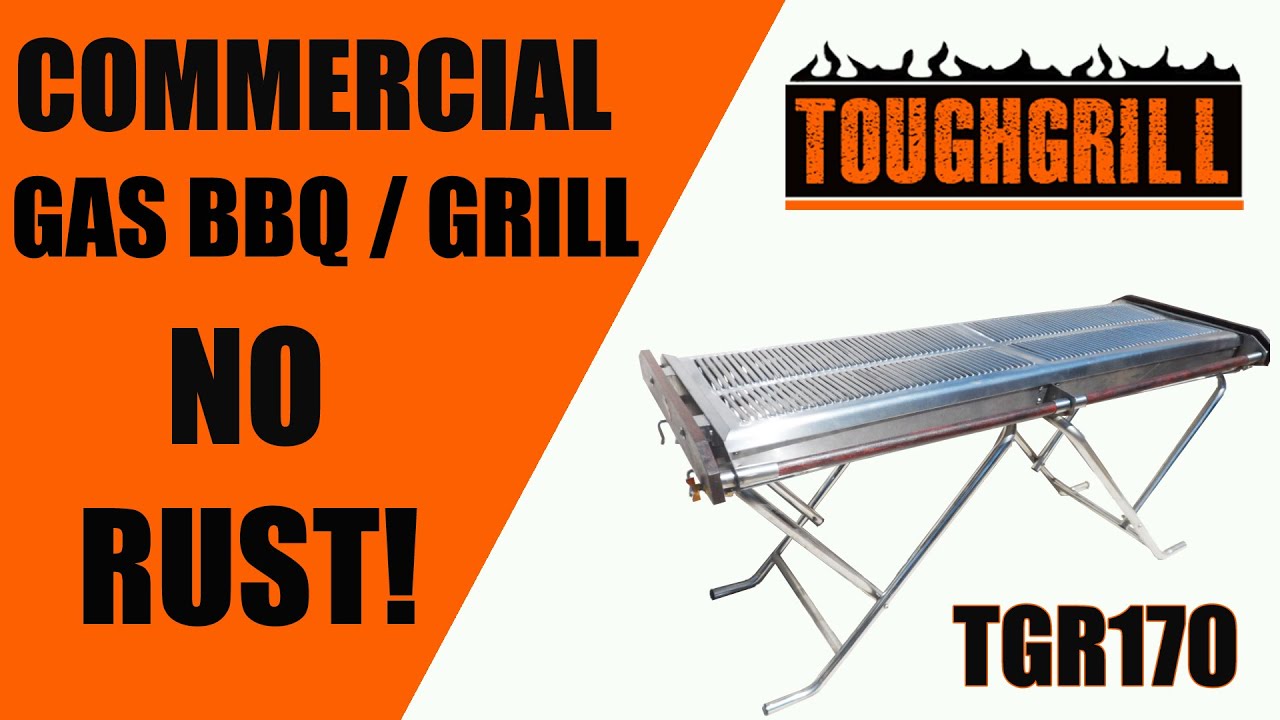 TGR 170 Tough Grill Commercial Barbecue Grill Outdoor Catering NO RUST ...