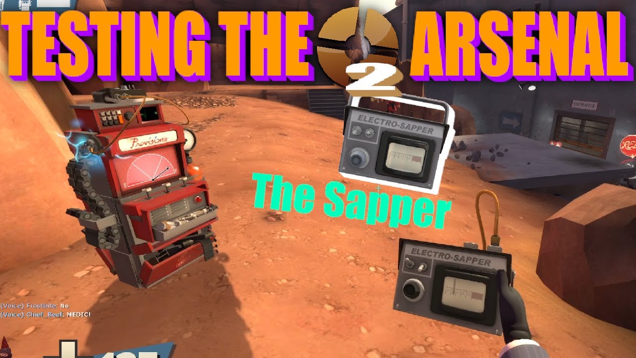 Testing the TF2 Arsenal: The Sapper - YouTube
