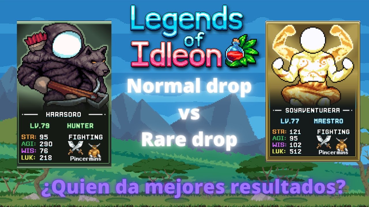 Normal drop vs rare drop ¿quien da mejores items? , Legends of Idleon ...