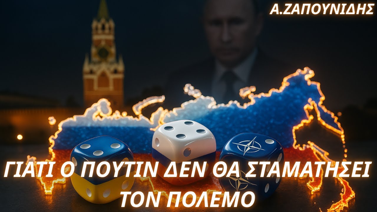 Ανδρέας Ζαπουνίδης: Οι λόγοι για τους οποίους ο Πούτιν δεν πρόκειται να ...