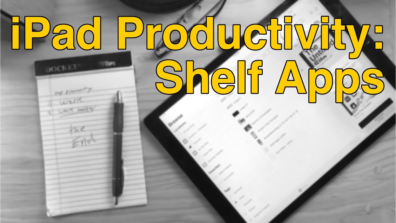 iPad Productivity: Shelf Apps - YouTube