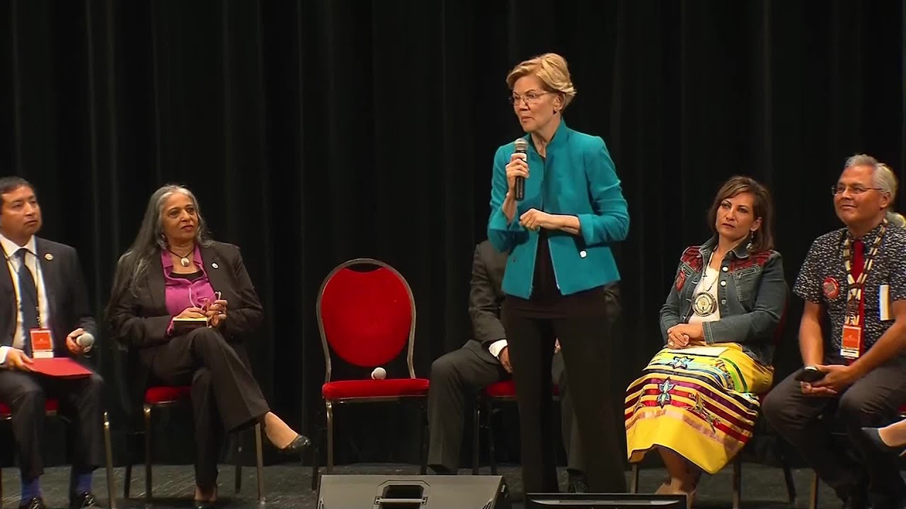 Elizabeth Warren at the Native American Presidential Forum - YouTube