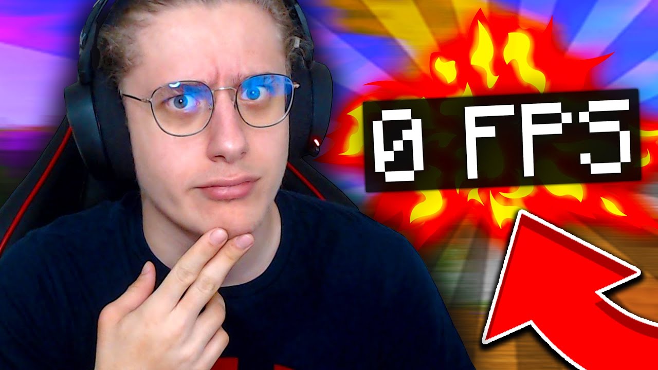 0 FPS MİNECRAFT 😡 - YouTube