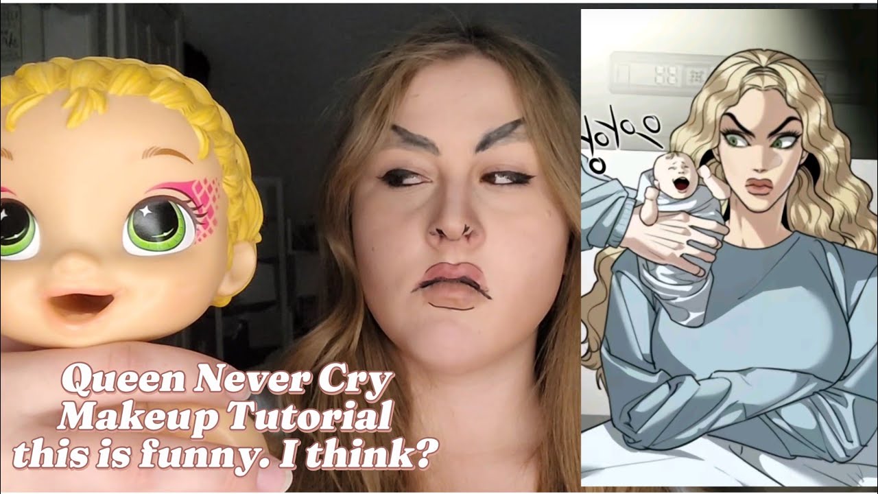 Queen Never Cry makeup tutorial 👑 Do your makeup with me || makeup || tutorials - YouTube