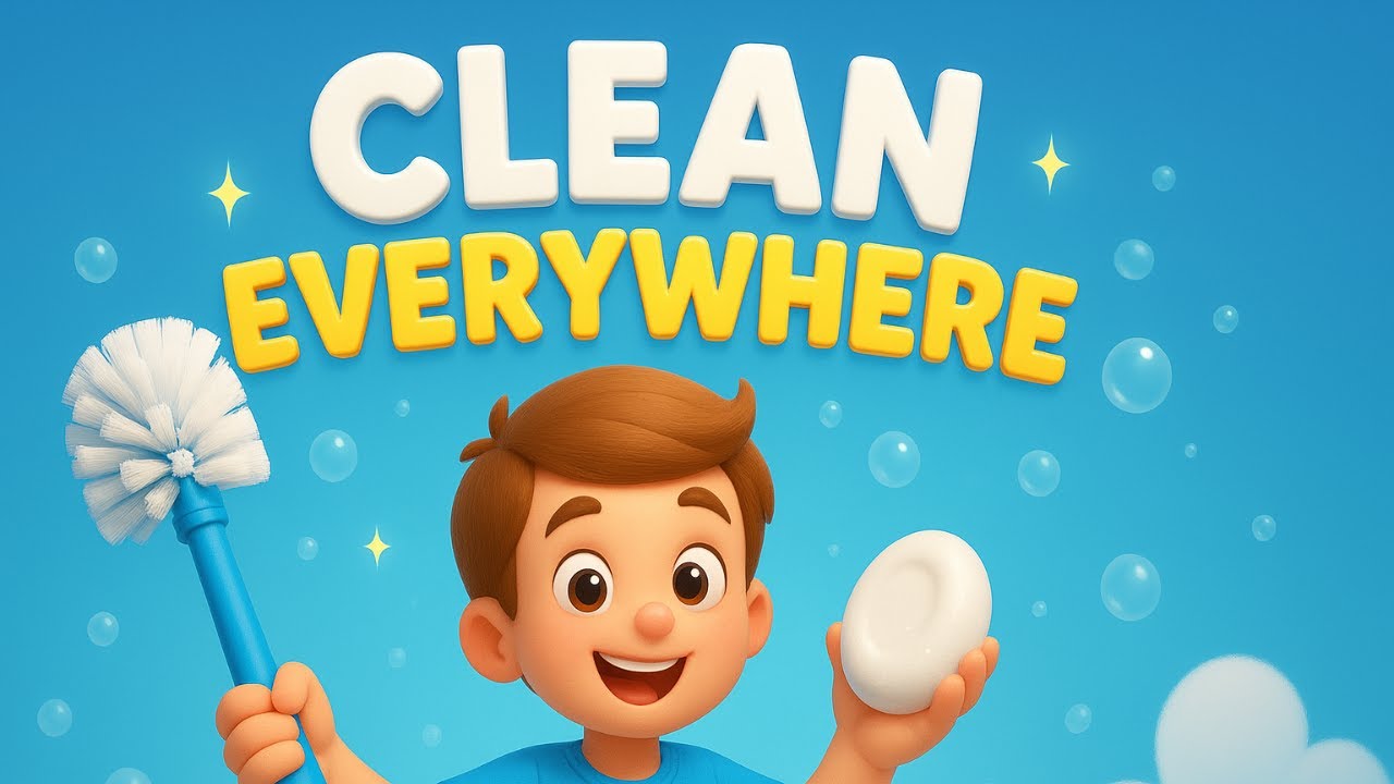 Clean Everywhere | Fun Hygiene Song for Children - YouTube