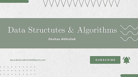 Data Structures and Algorithms - YouTube