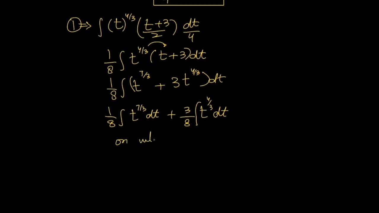 integration by substitution by Sir Tabish urdu/Hindi - YouTube