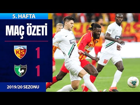 ÖZET: Kayserispor 1-1 Denizlispor | 5. Hafta - 2019/20