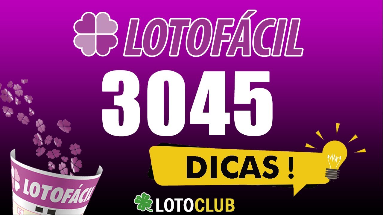 Lotofacil 3045 dicas e analises - Bolão Mega Sena - YouTube
