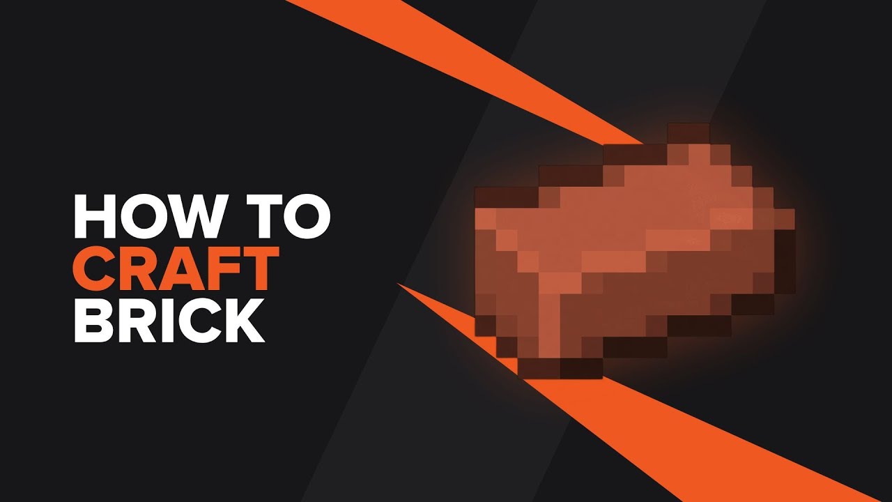 How to make a Brick in Minecraft - YouTube