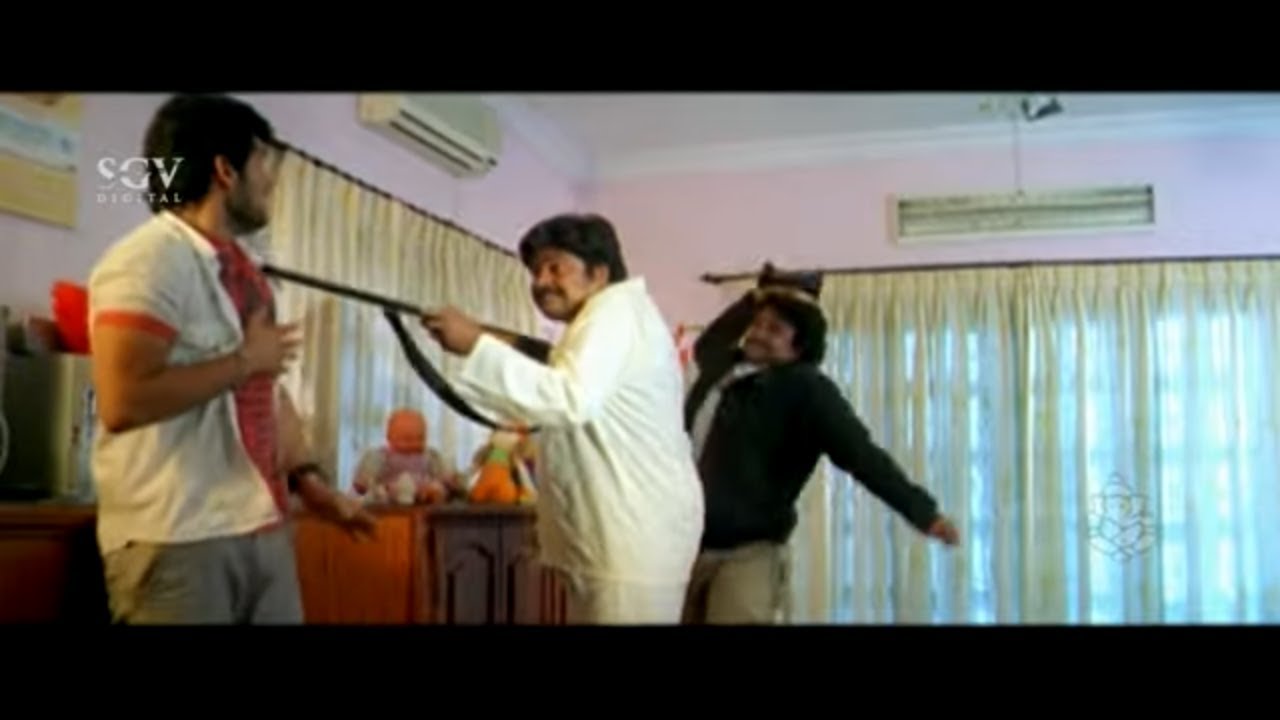 Diganth Stealing Car Key From His Father | Comedy Scene | Mast Maja Maadi Kannada Movie | Komal ...