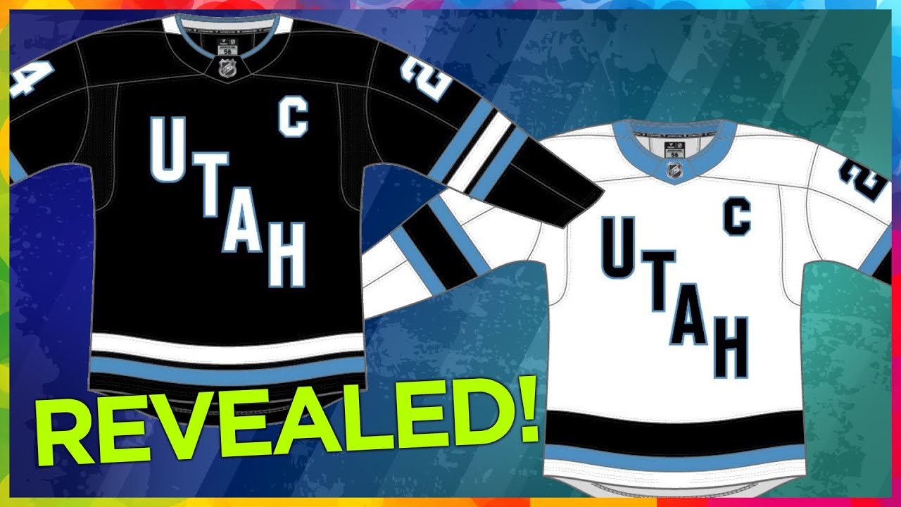 Utah NHL reveals temporary jerseys, permanent colors? - YouTube