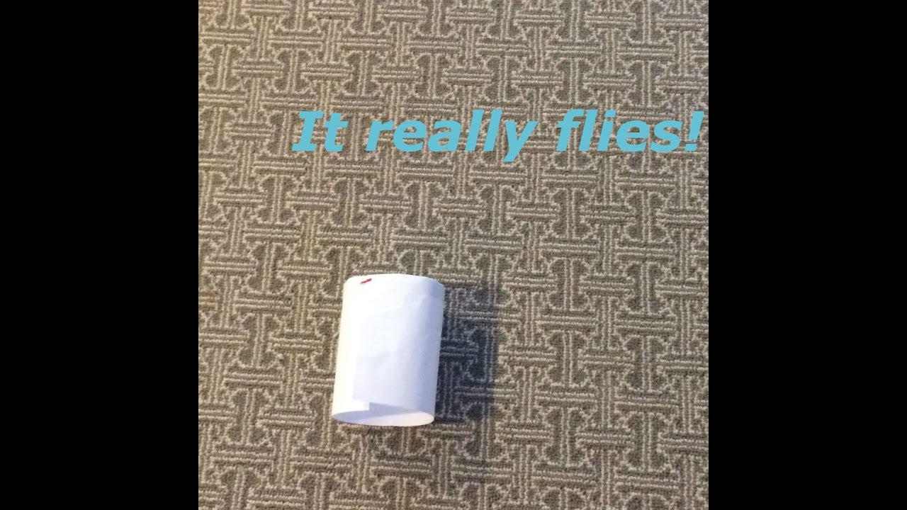 how to make a circular paper airplane - YouTube