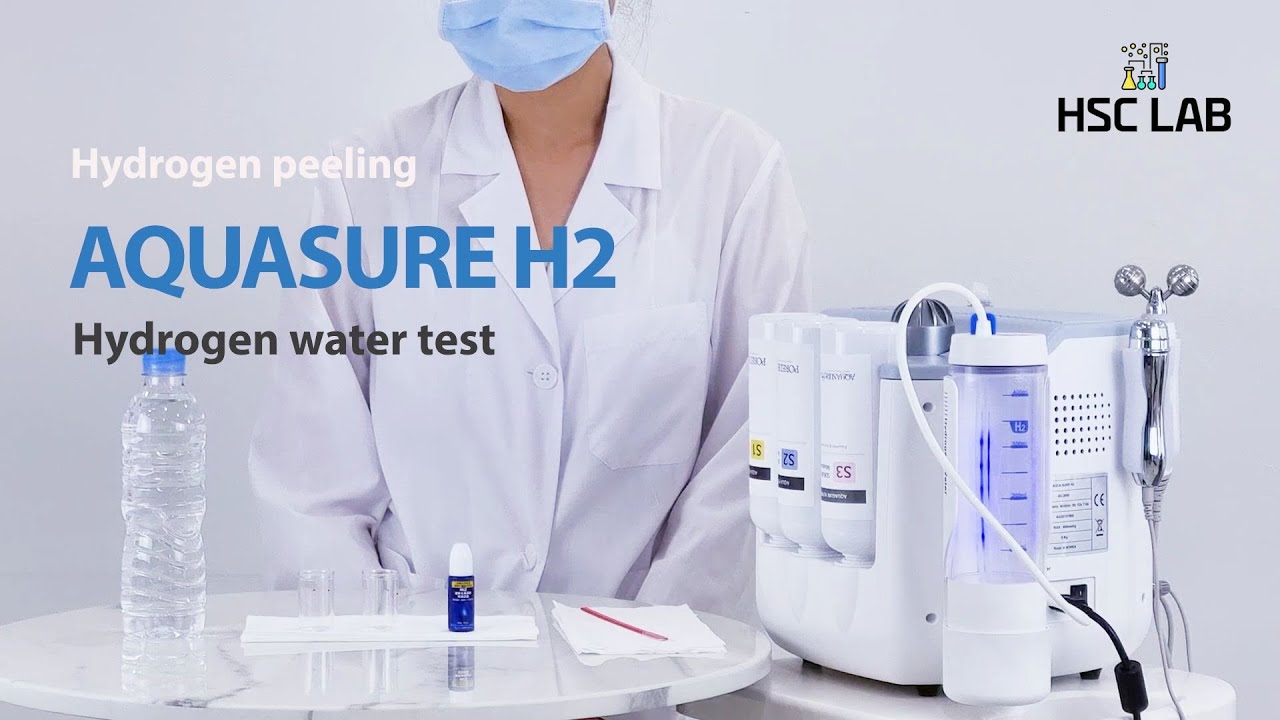 How can we know AQUASURE H2 works as hydrogen water?ㅣHAC LABㅣAquasure ...