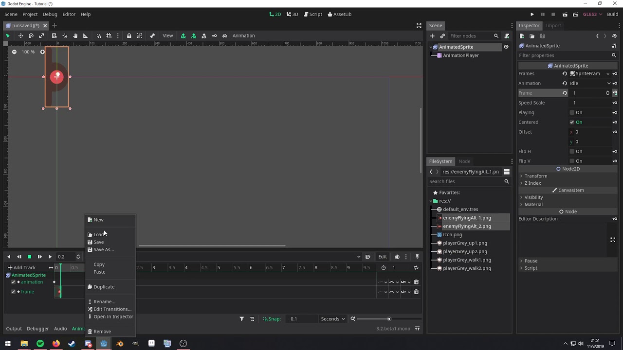 Godot 3 2 Use AnimationPlayer With AnimatedSprite YouTube godot-3-2-use-animationplayer-with-animatedsprite-youtube