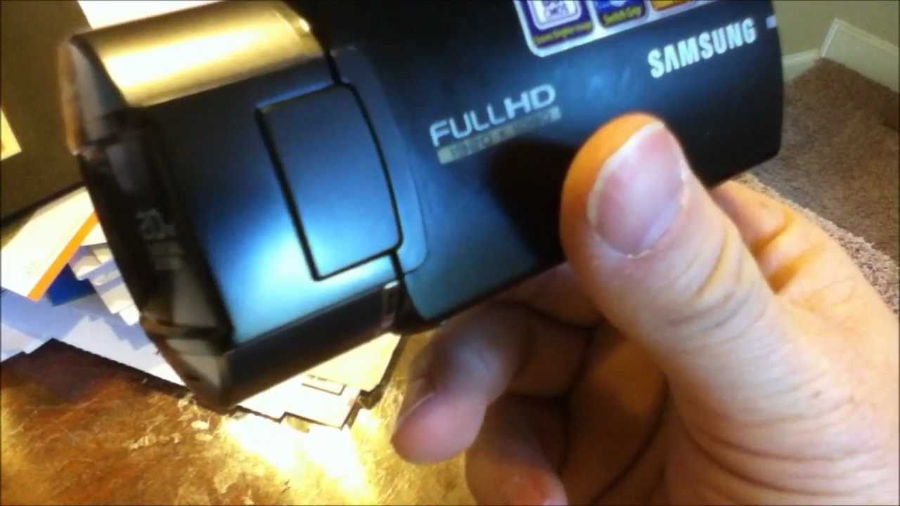 Samsung HMX Q10 Review part 1 - YouTube