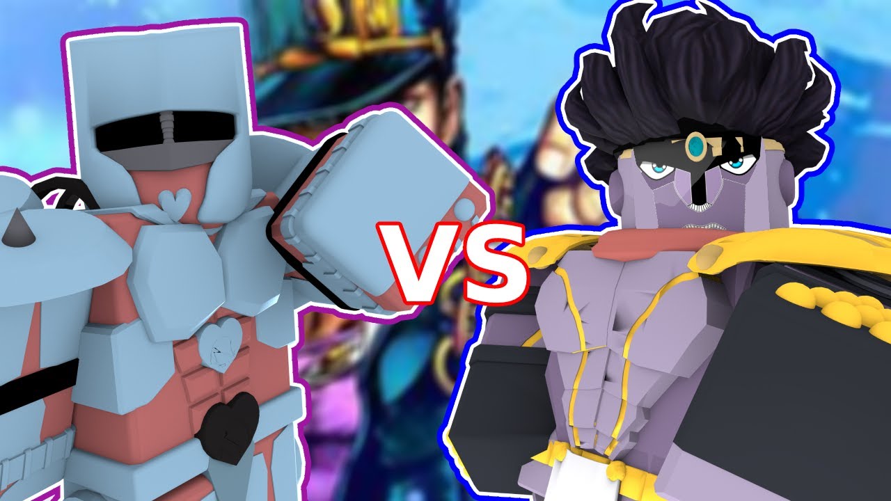 Star Platinumsptw Vs Crazy Diamond Roblox Youtube