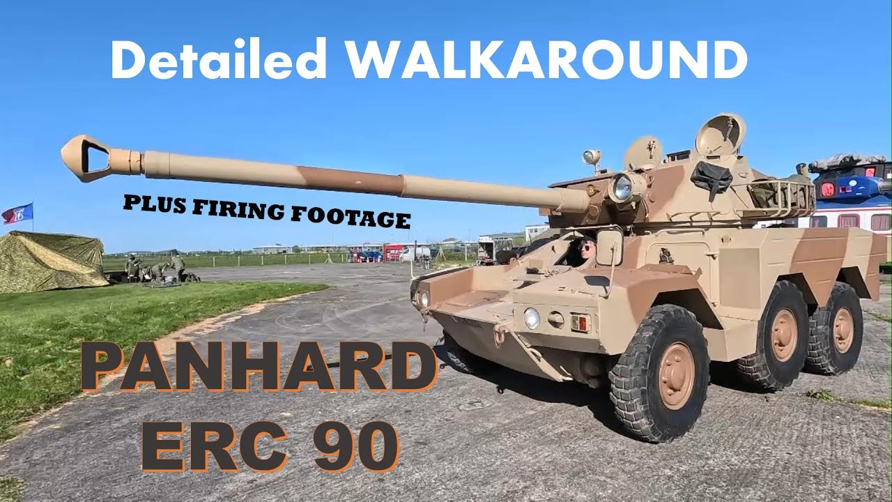 Tank, Armoured Car, Panhard ERC90 walkaround. ERC-90 Sagaie. PART 1 - YouTube