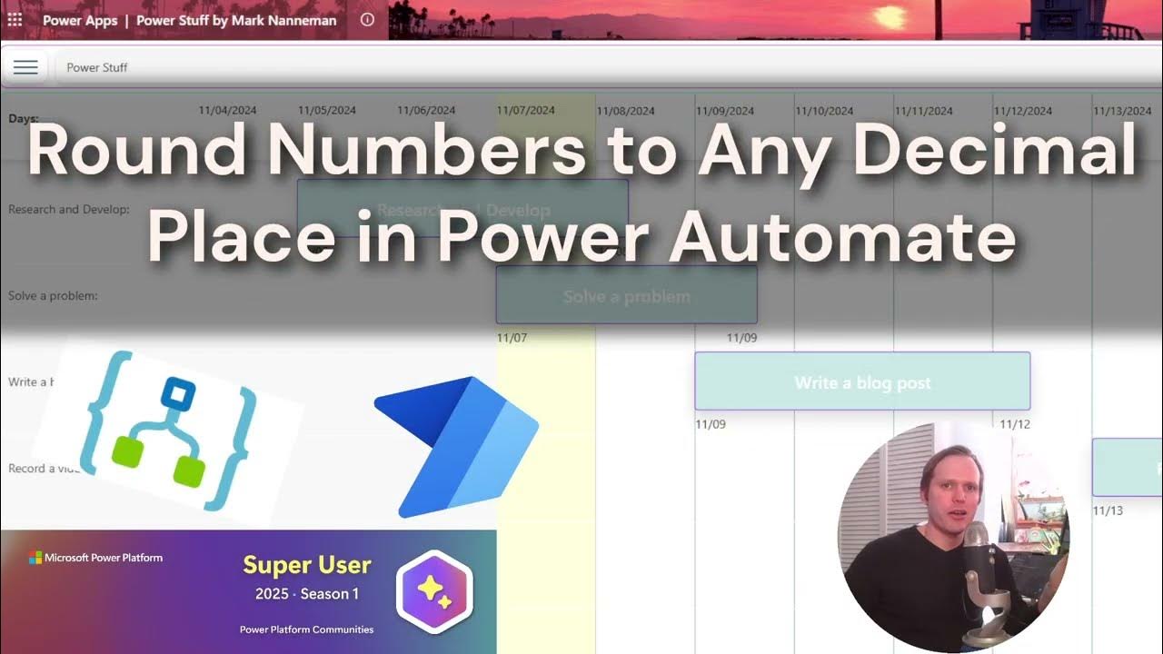 Round Numbers to Any Decimal Place with Power Automate - YouTube