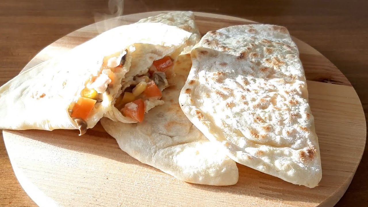 Stuffed Flatbread - YouTube