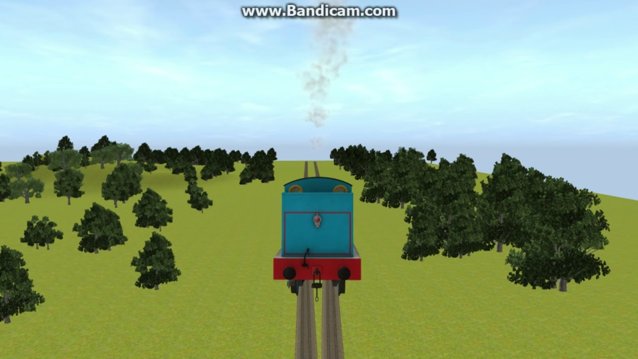 Trainz Remake Clip - The Great Race - Thomas Bridge Jump V2 - YouTube