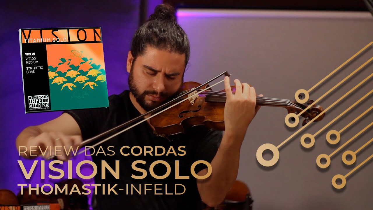 Review - Thomastik-Infeld Vision Titanium Solo - Gabriel Vieira - YouTube