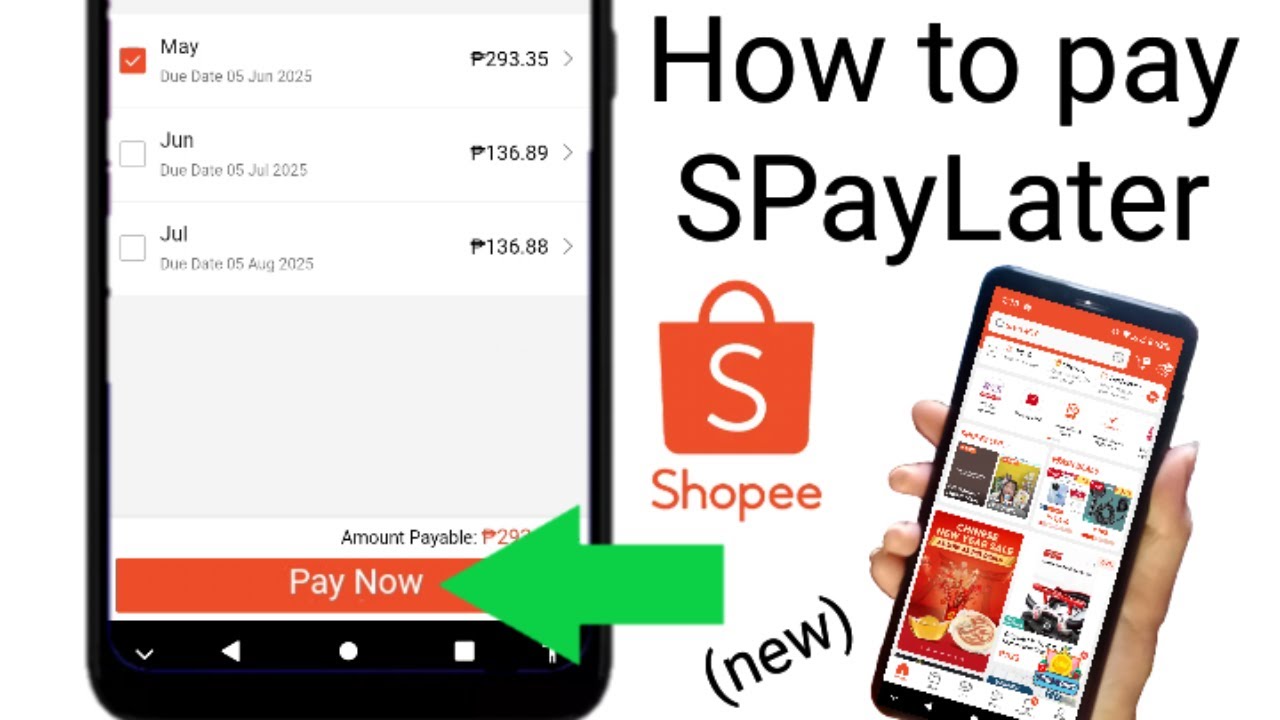 how to pay shopee spaylater using gcash 2025 - YouTube
